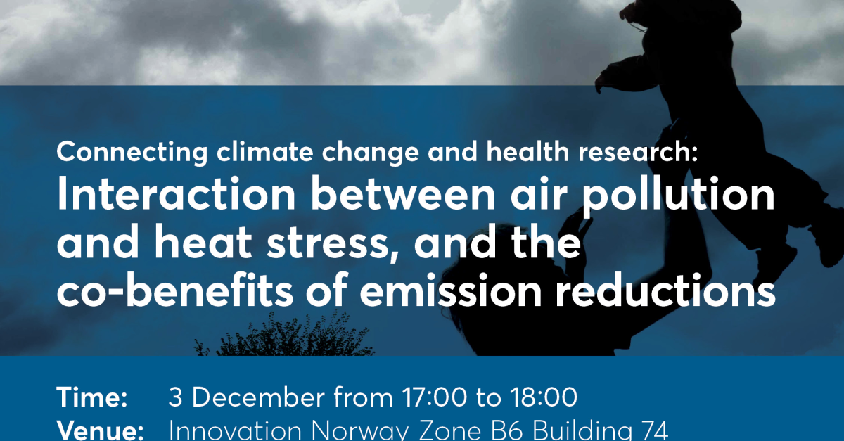 COP28: Connecting climate change and health research: interaction ...